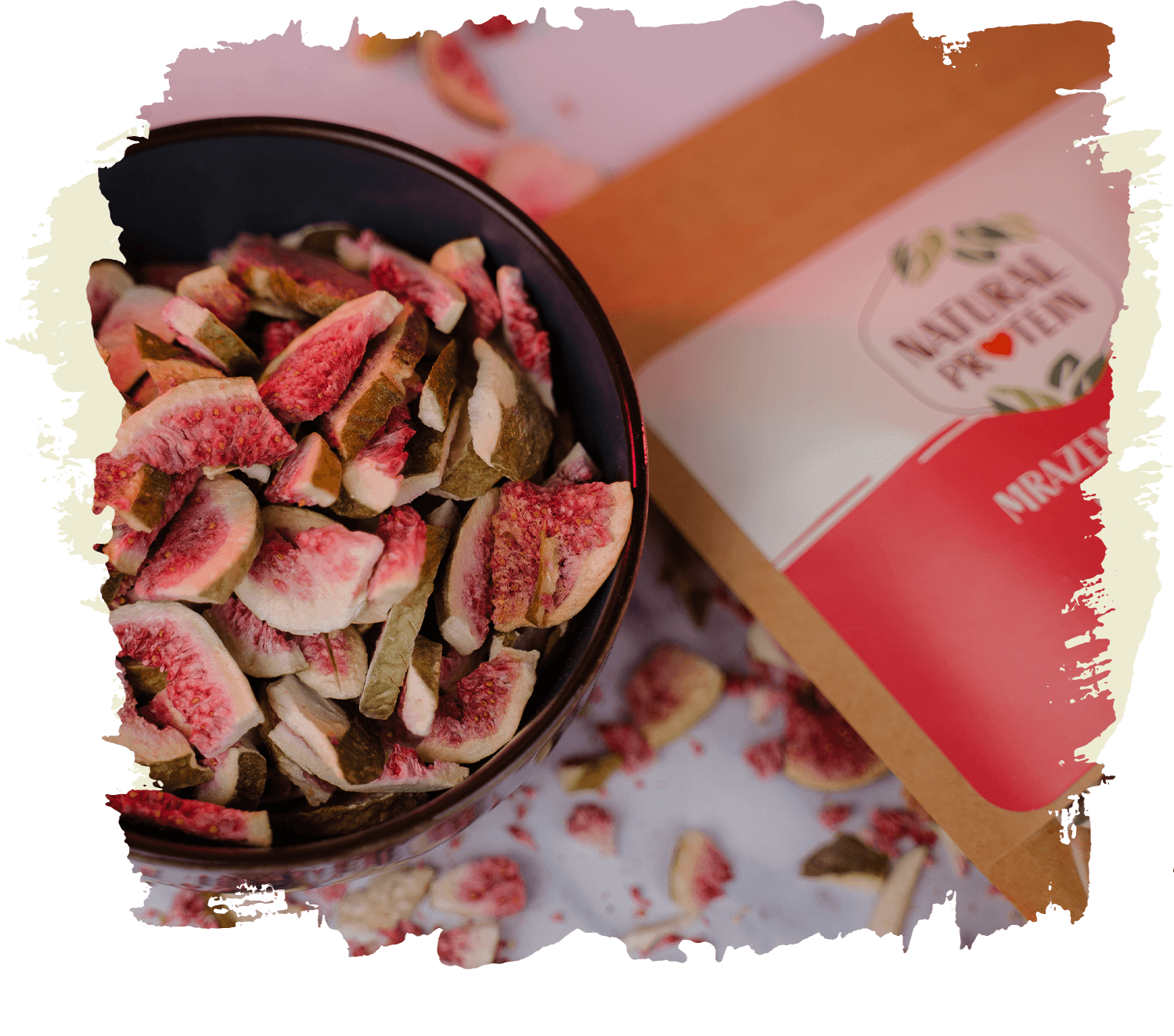 Mrazem sušené fíky - plátky 1 kus | NaturalProtein.cz